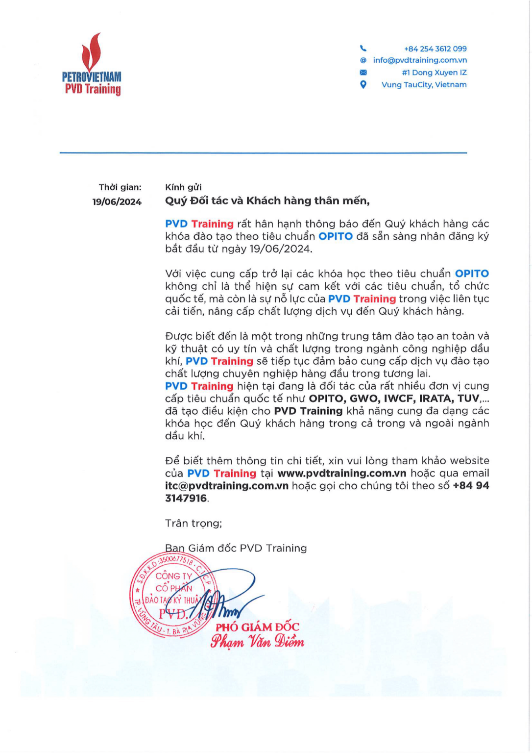 Enroll Now for Our OPITO Training Courses - PVD Training - The Best ...